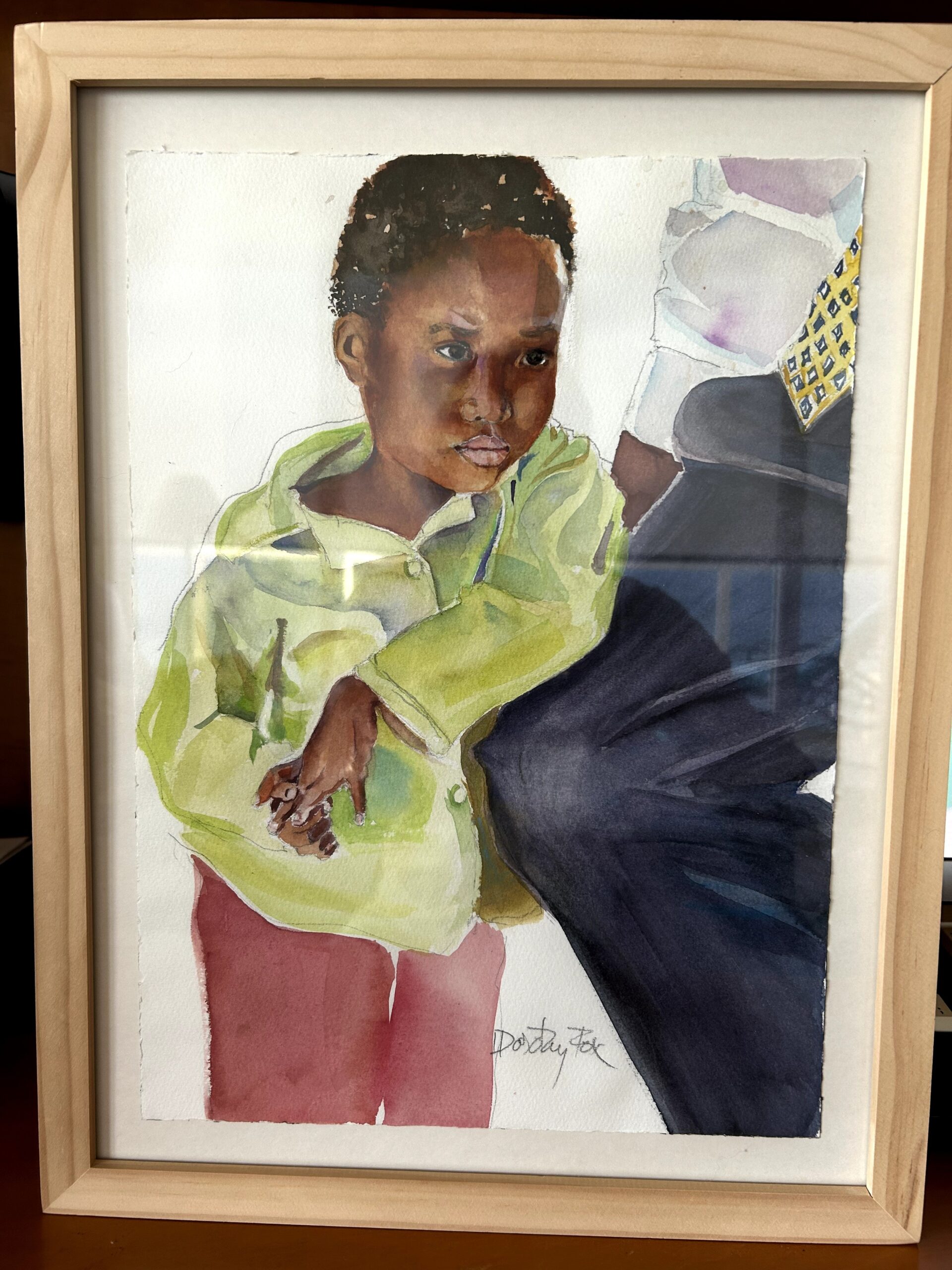 Dorothy Fox – Boy with Father – Shop Broward Art Guild
